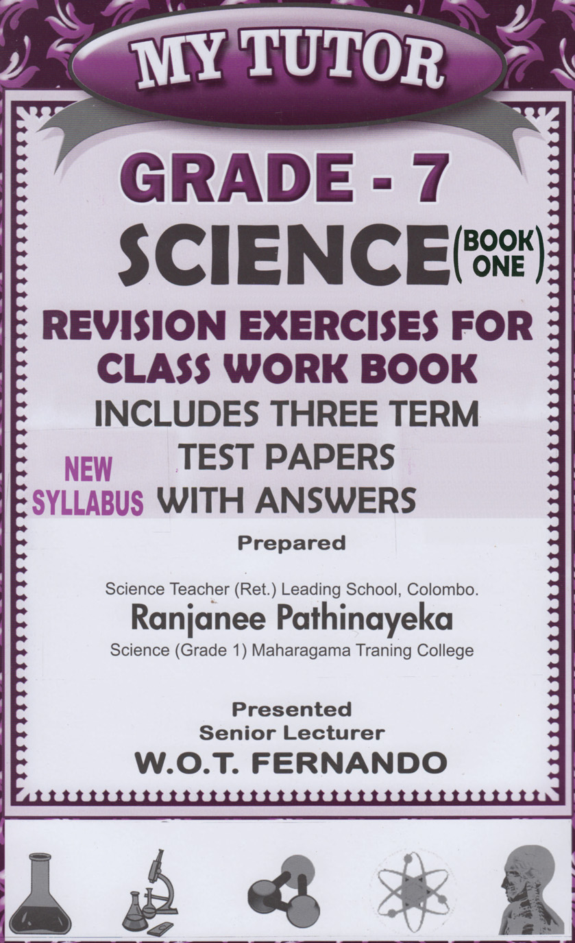 My Tutor Grade 7 Science Book 1 Gihan Bookshop